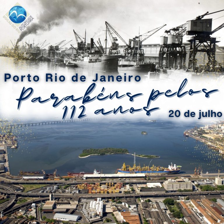 Porto do Rio de Janeiro celebra 112 anos - Portal da Navegação